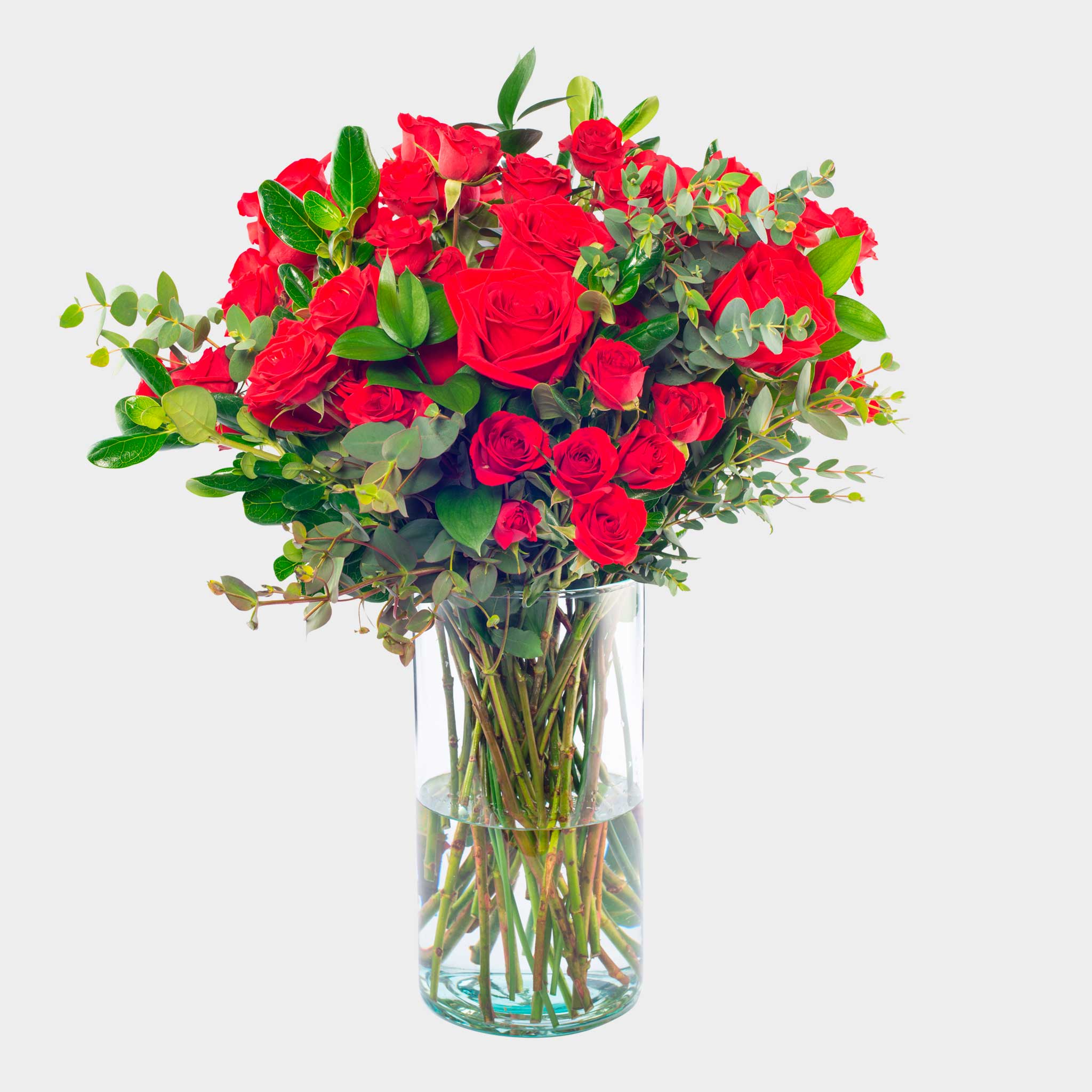 Flower Delivery in Miami | Anniversary Cheers Roses Bouquet | La Florela
